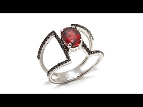 RaritiesGem BlkSpinelOpenRing