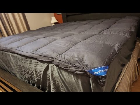 BedLuxury Mattress Topper Queen Size Review, Adds some comfort
