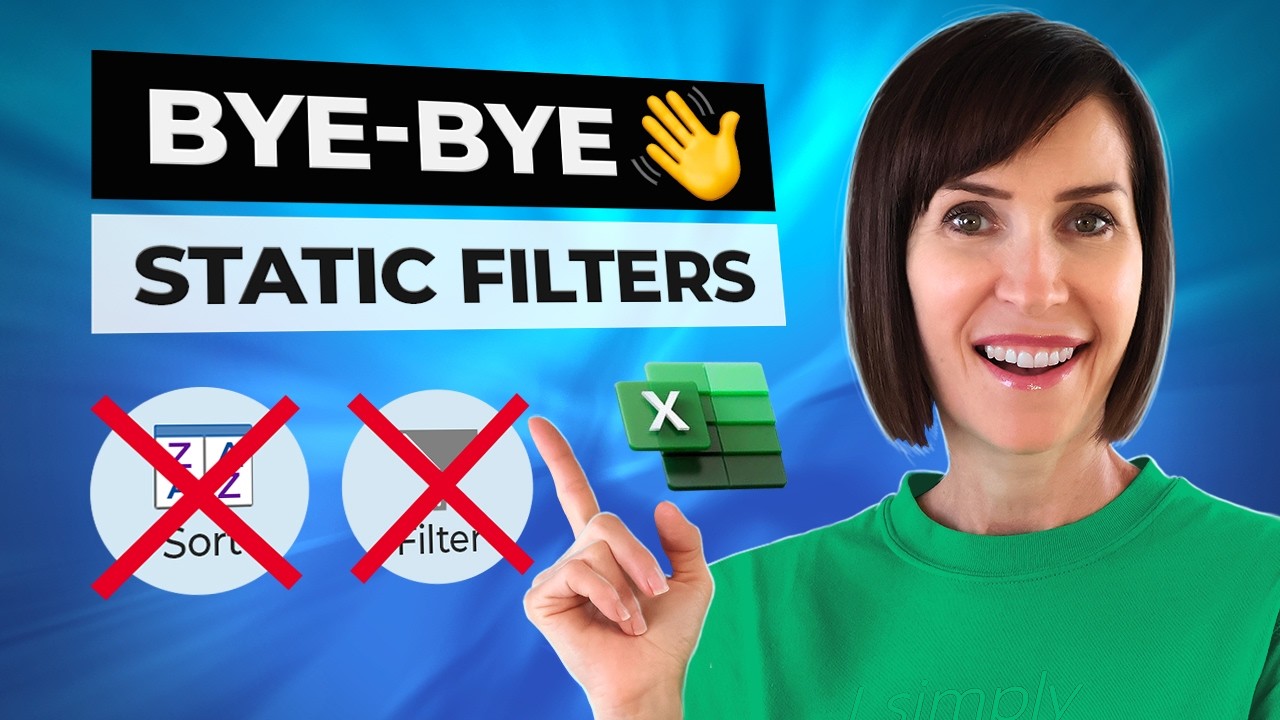 Excel: Unlock Self-Updating Filters with This Hidden Trick