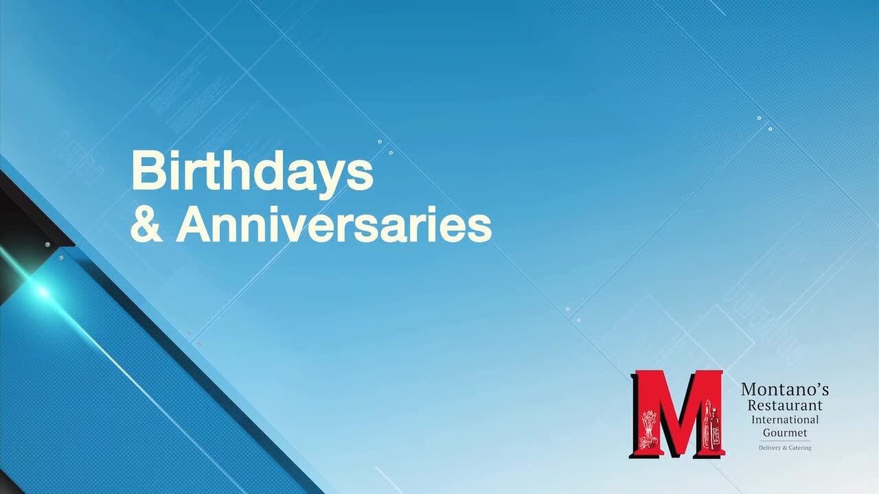 Birthdays and Anniversaries May 9, 2026