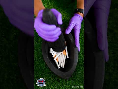 Crushing Marlboro Cigarette || Satisfying || ASMR #shorts