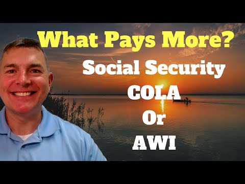 Social Security COLA vs Average Wage Index (AWI)
