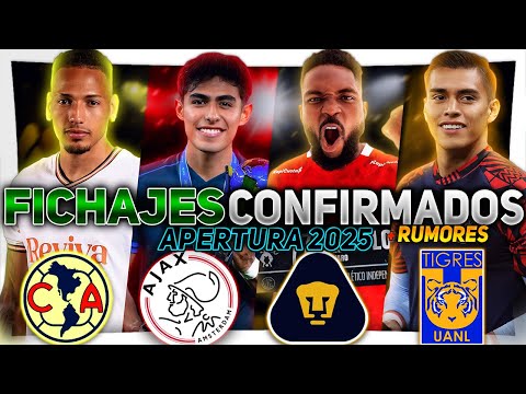¡FICHAJES de la LIGA MX 2025! ¡AME tiene FICHAJE de la PREMIER! ¡MONTIEL a EUROPA! Cae REFUERZO PUMA