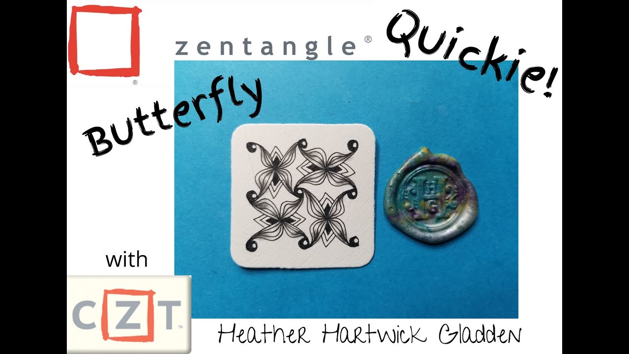 Butterfly | Zentangle® Quickie