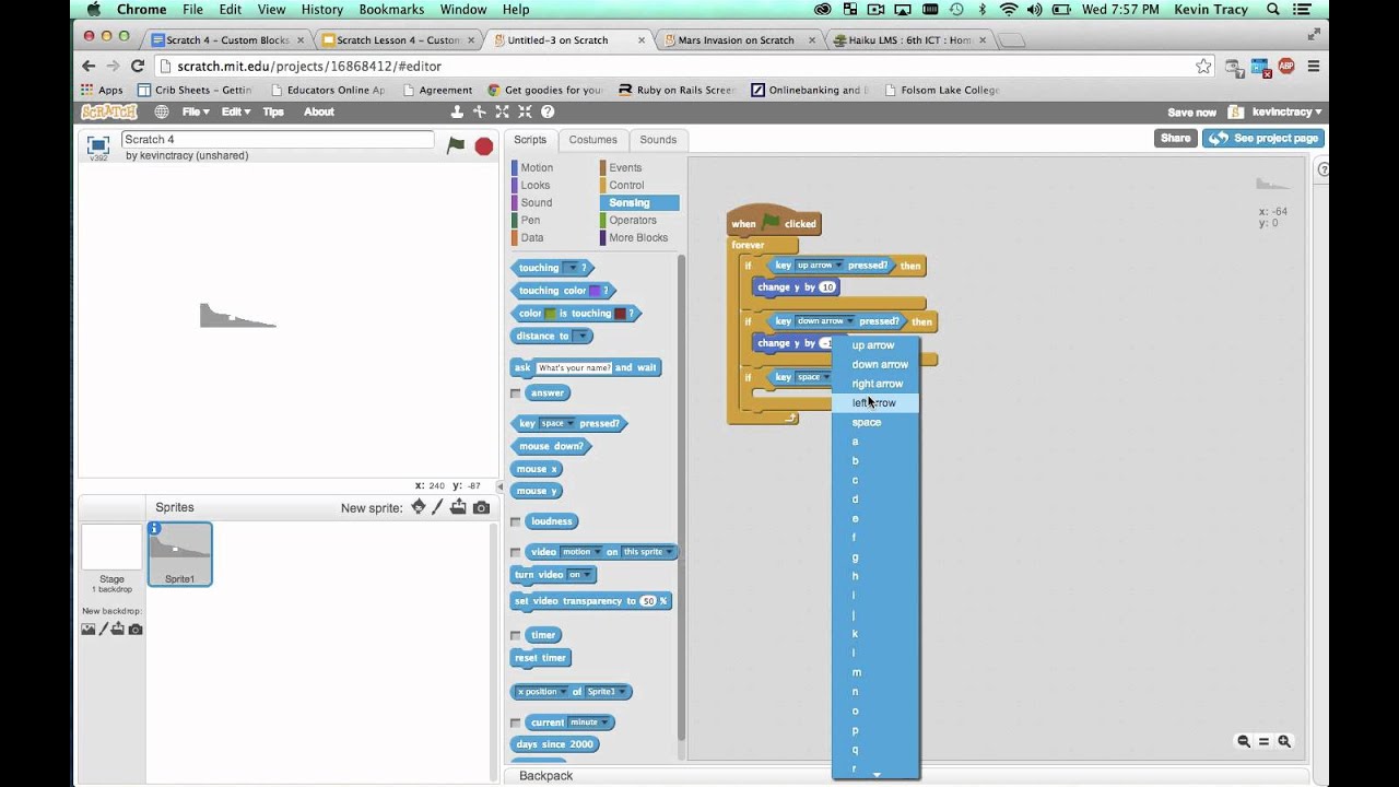 Scratch Lesson 4 Custom Blocks and Parameters