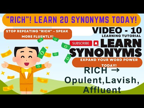 Boost Your Vocabulary with 20 Synonyms for "Rich" – Feb 20 2025