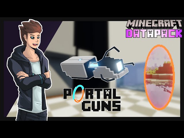 The Portal Gun Datapack Minecraft Data Pack