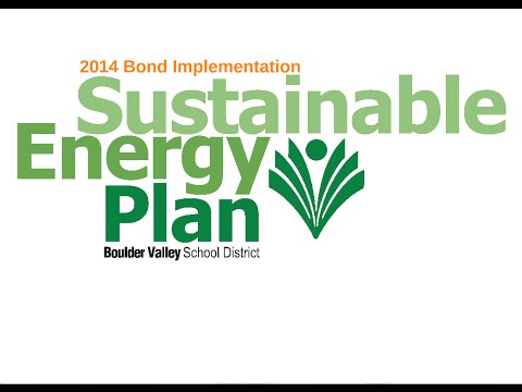 BVSD Energy Plan - 2014 Bond Implementation