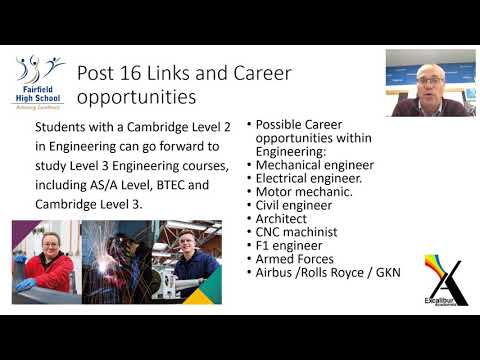 Fairfield High School OCR Engineering Manufacture