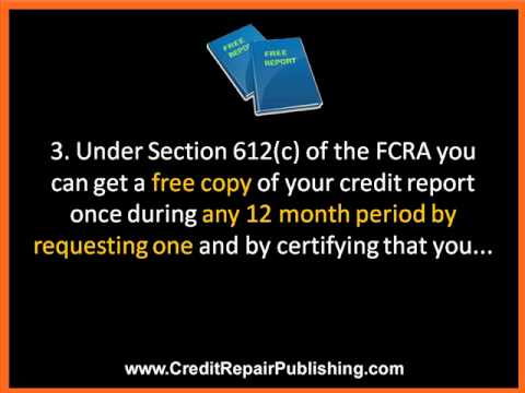 Free Government Credit Report