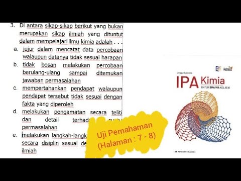 3. Di antara sikap-sikap berikut yang bukan merupakan sikap ilmiah yang dituntut dalam mempelajari