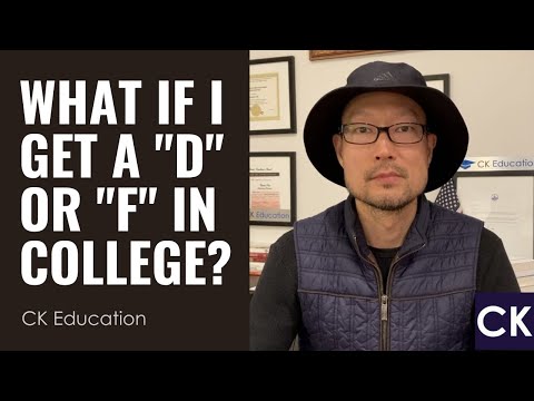 What If I Get a D or F Grade In College?