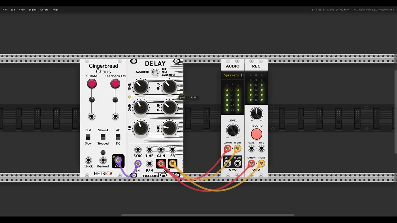 Delay Chaos | VCV Rack