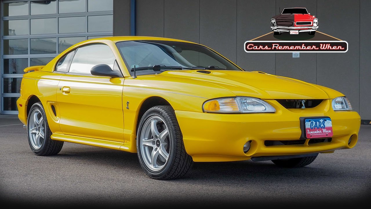 Low Mileage 1998 Ford Mustang Cobra SVT Chrome Yellow 4.6L V8 Manual