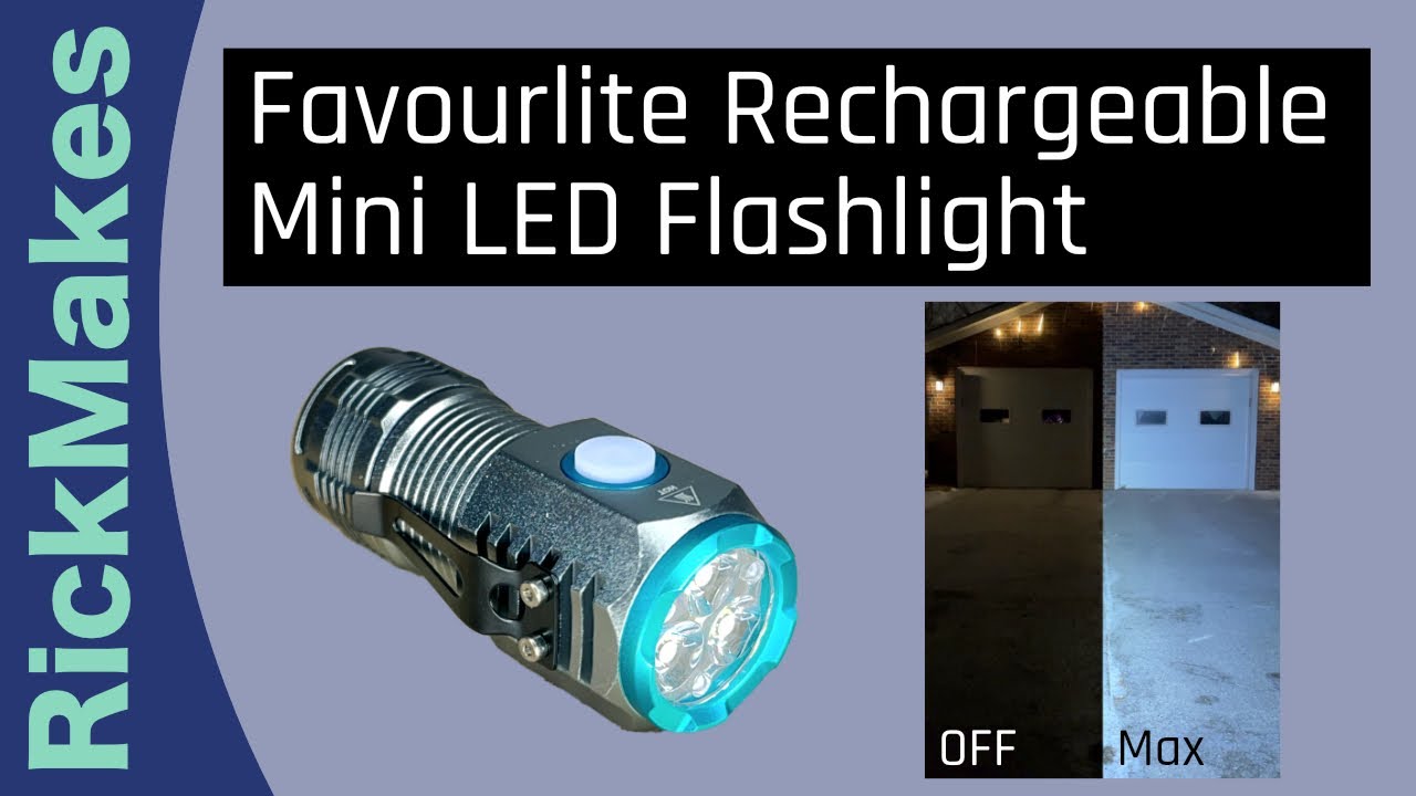 Favourlite Rechargeable Mini LED Flashlight
