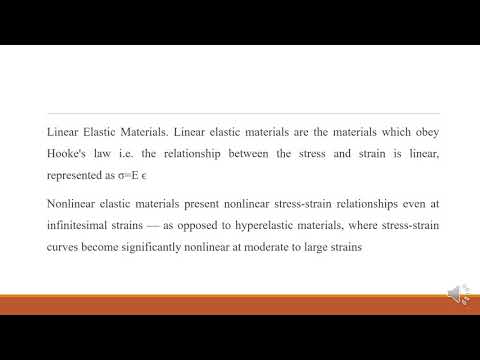 Linear elasticity