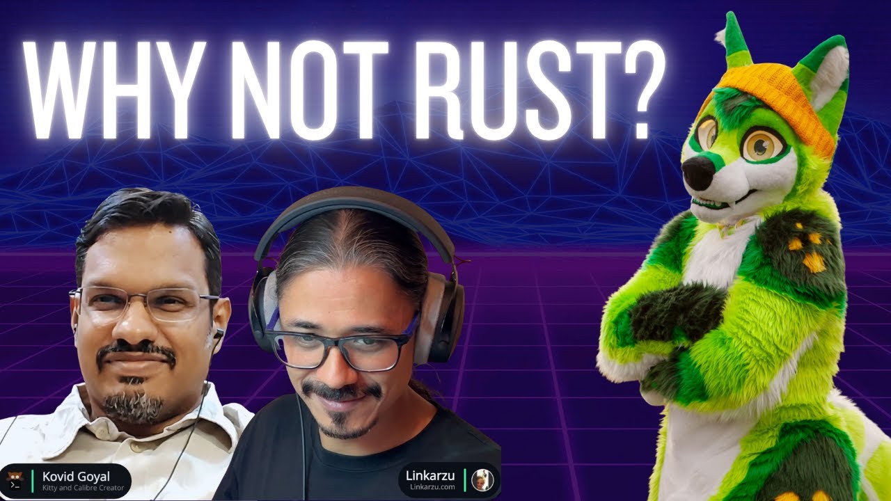 Asking the Kitty Terminal Creator Why Python and not a Furry Friendly Language | Kovid Goyal