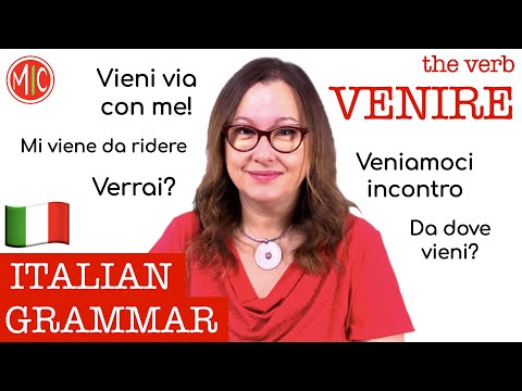 How to conjugate & use VENIRE - to come | Learn Italian Grammar
