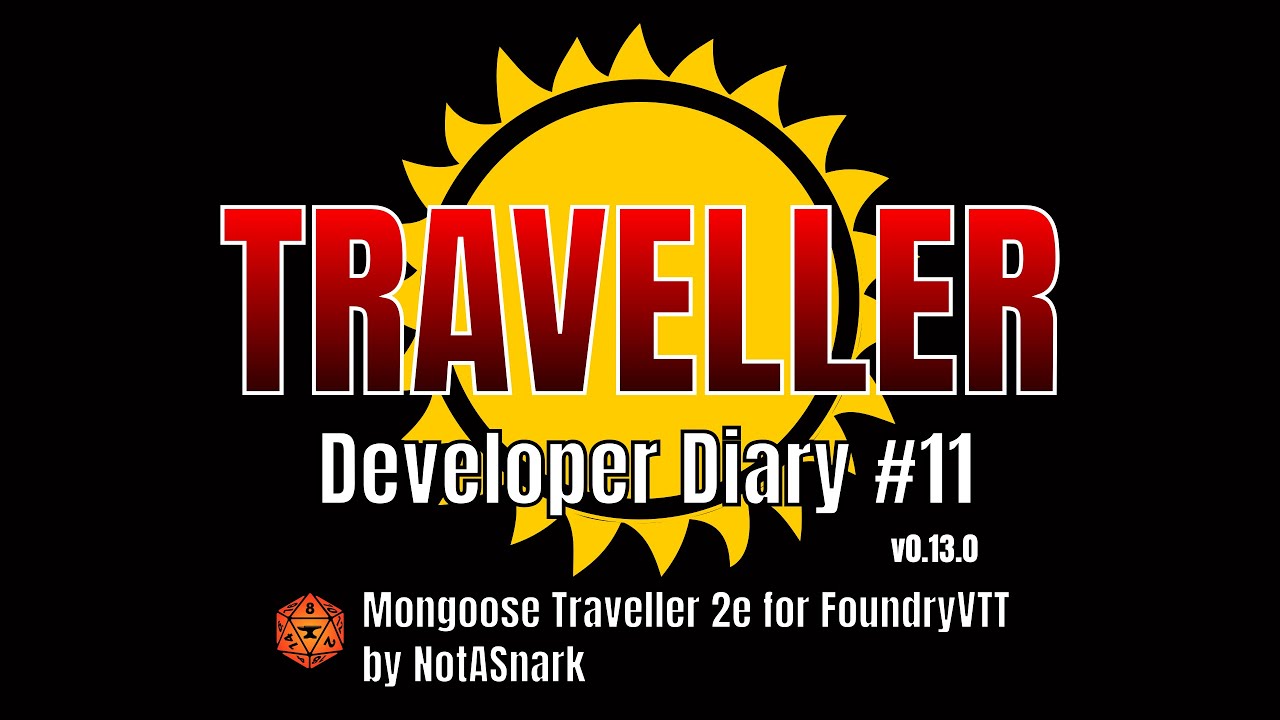 MgT2e FoundryVTT Dev Diary #11