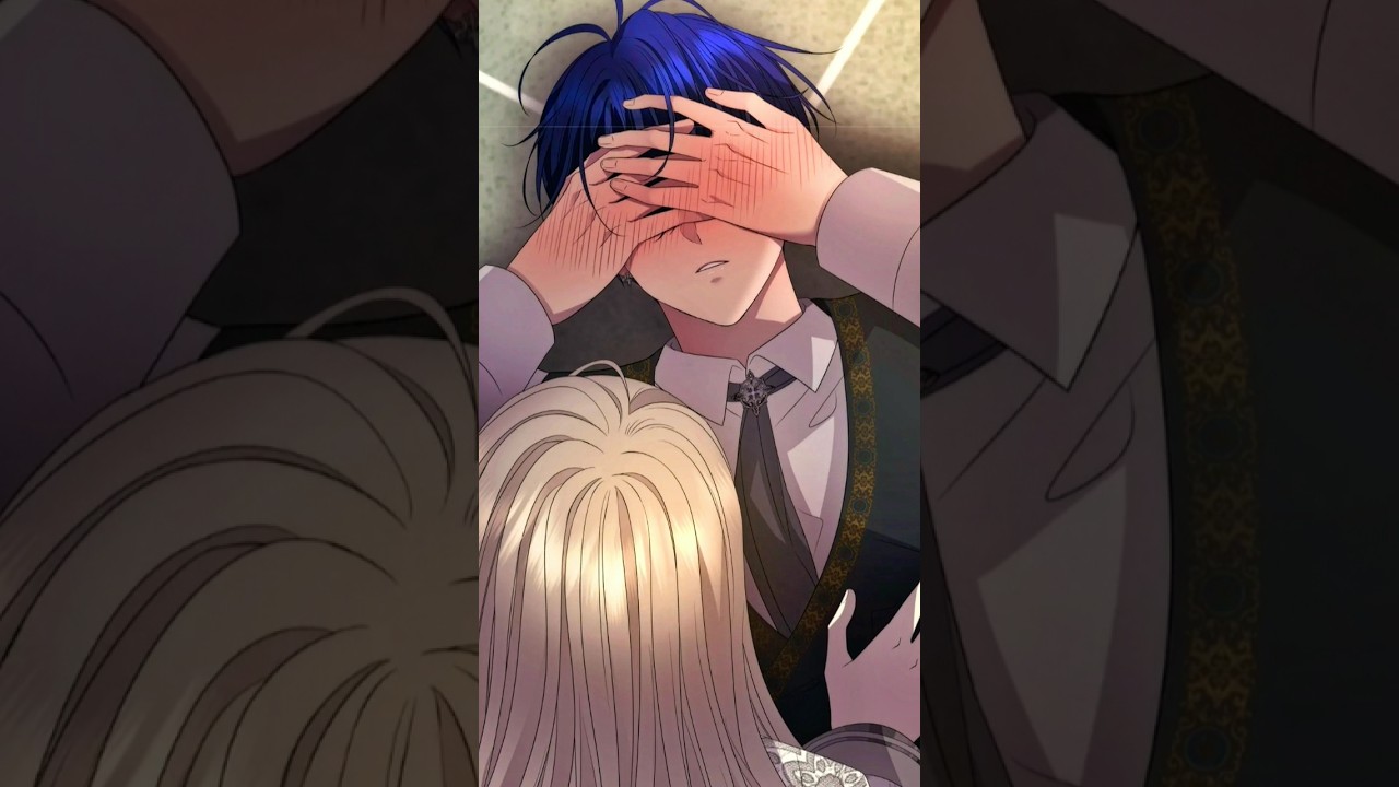 He is blushing after kissing her😏🤣|| why are they so cute 😭❤️#manhwarecap#webtoon#fanart#manhwaedit