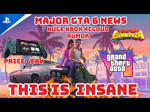 Major GTA 6 News - New PS5 System Update - Next-Gen Xcloud -Rog Ally Prices Leak -DK Bananza Reviews