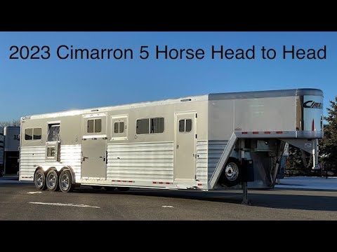 2023 Cimarron Norstar 5 Horse Head To Head Gooseneck - 5N221753