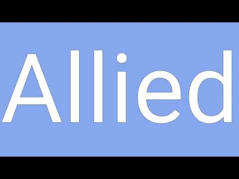 Allied Definition & Meaning