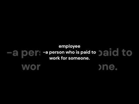 employee meaning and pronunciation