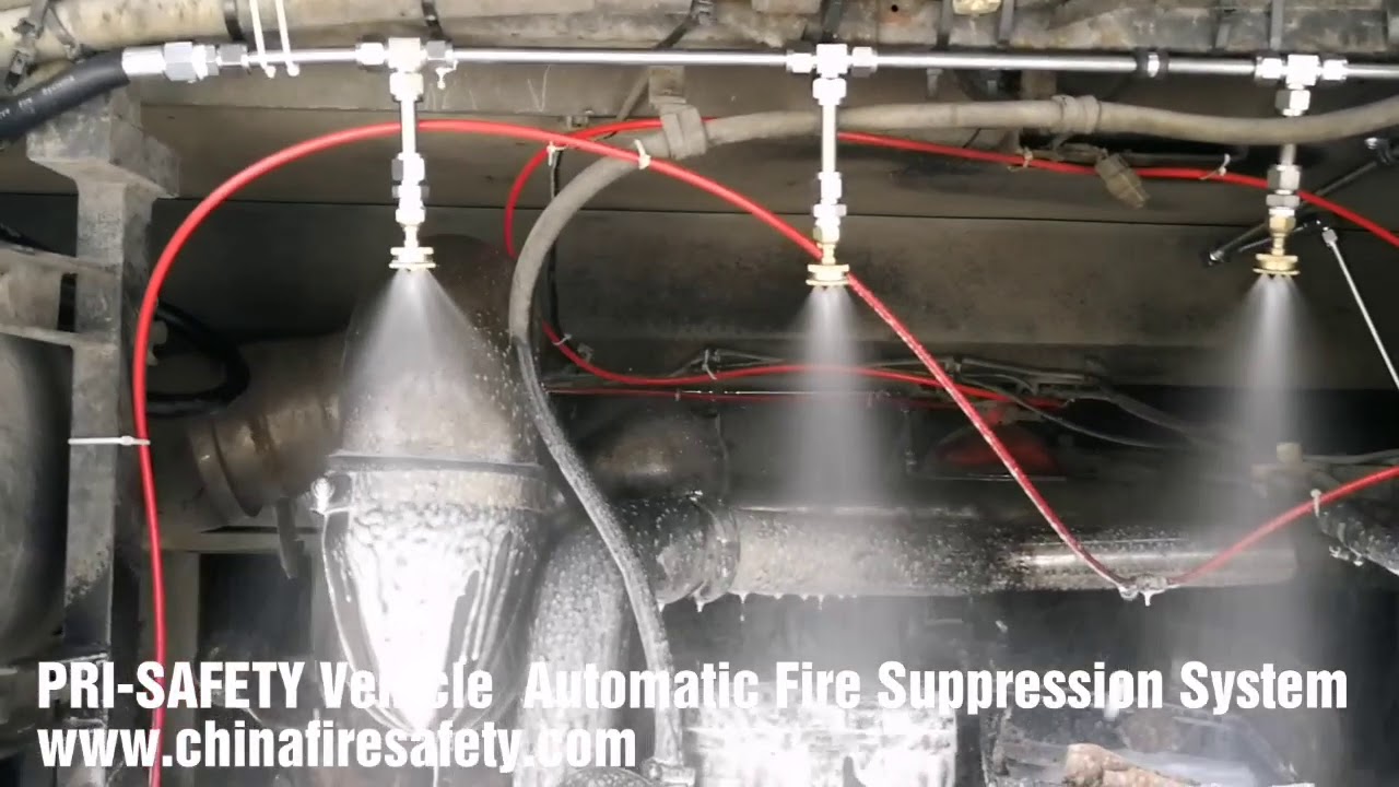 Bus Automatic Fire Suppression  Foam System