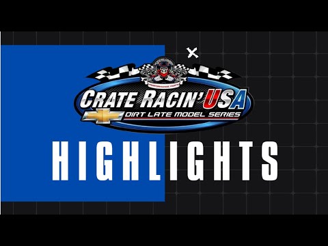 Crate Racin' USA Dirt Late Model Series at 411 Motor Speedway highlights from 6/22/24