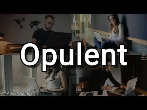 Opulent: American Pronunciation, Meaning, and Usage in Sentences