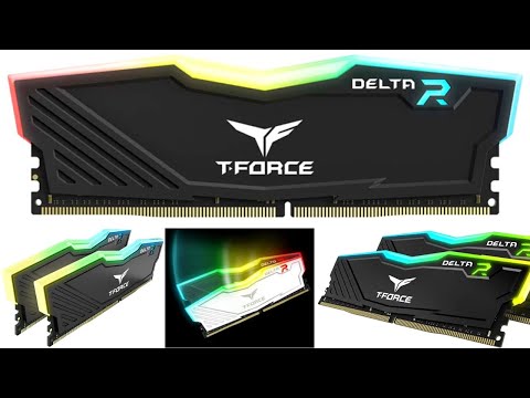 TEAMGROUP T Force Delta RGB DDR4 16GB 2x8GB 3200MHz PC4 25600 CL16 Desktop Memory