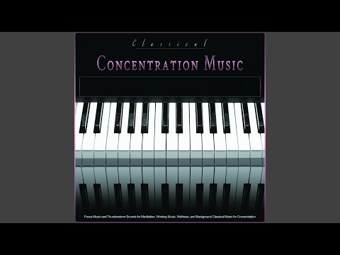 Claire De Lune - Debussy - Classical Piano - Classical New Age Music and Thunderstorm Sounds -...