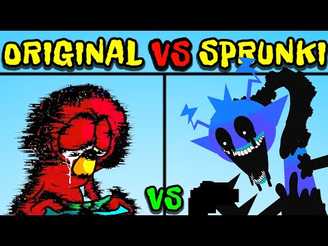 ŤÂÑŢŘÙM ORIGINAL vs SPRUNKI | FNF Broken Strings - Sesame Street Glitch (FNF/Pibby/New)