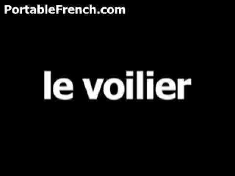 French word for sailboat is le voilier