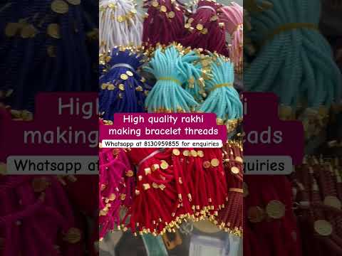 Rakhi making bracelet threads| Rakhi raw materials| Craft supplies