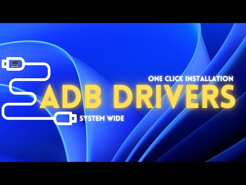 How to Install ADB Drivers systemwide on Windows 11 with 1 Click | Windows 11 ADB & Fastboot