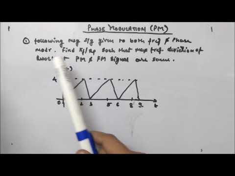 Maximum Phase and Maximum Frequency Deviation in PM and FM - Analog Communication