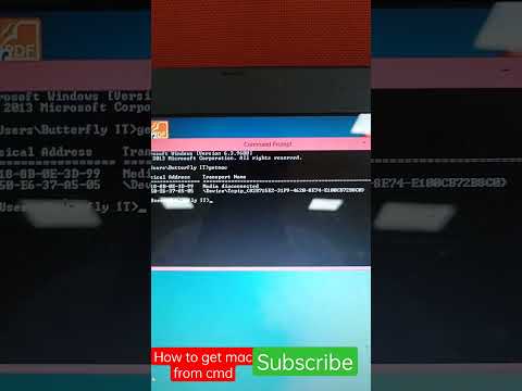 How to find MAC Address from Command Prompt