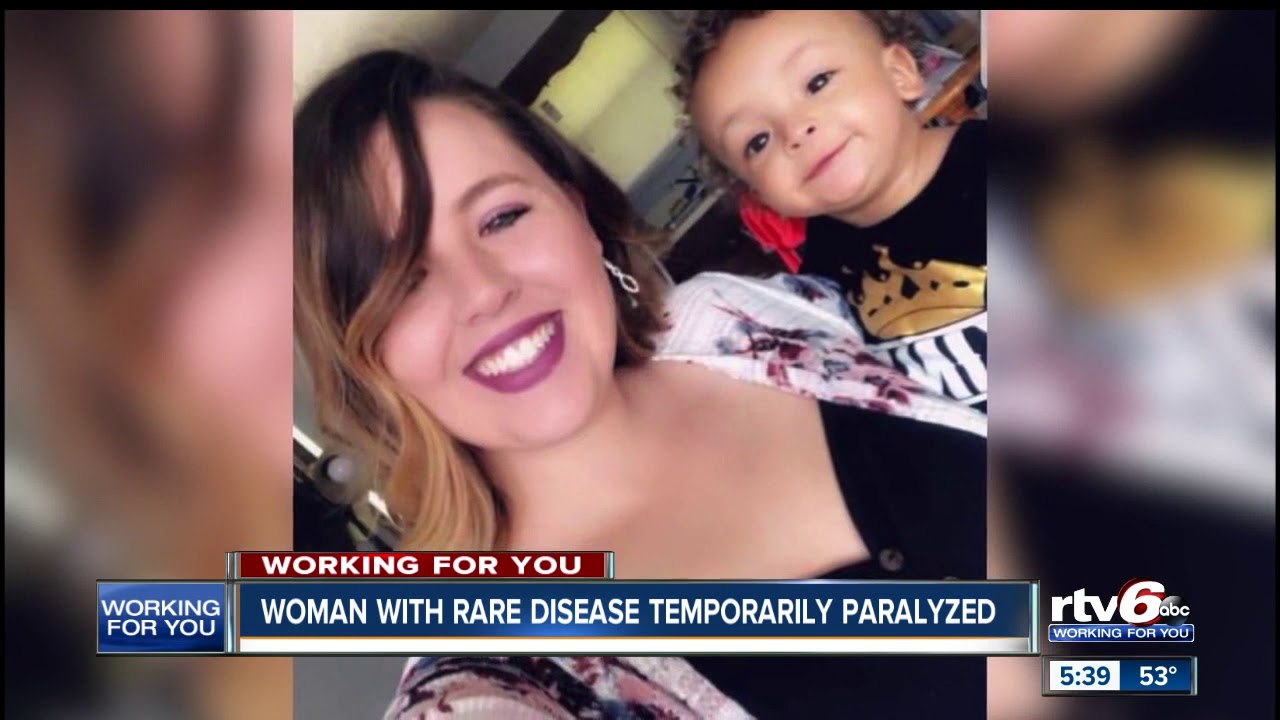 Indianapolis woman with rare disease temporarily paralyzed