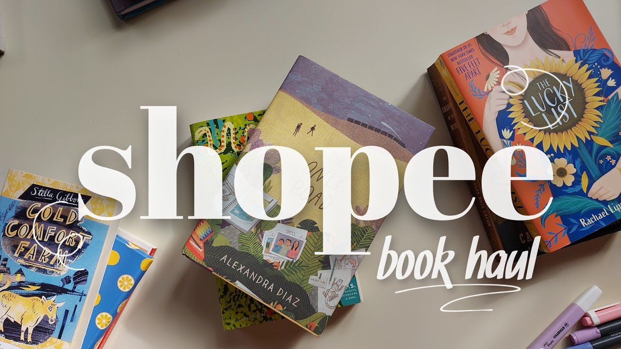 shopee book haul pt. 2 (i bought more books from fully booked & books of alchemy!)