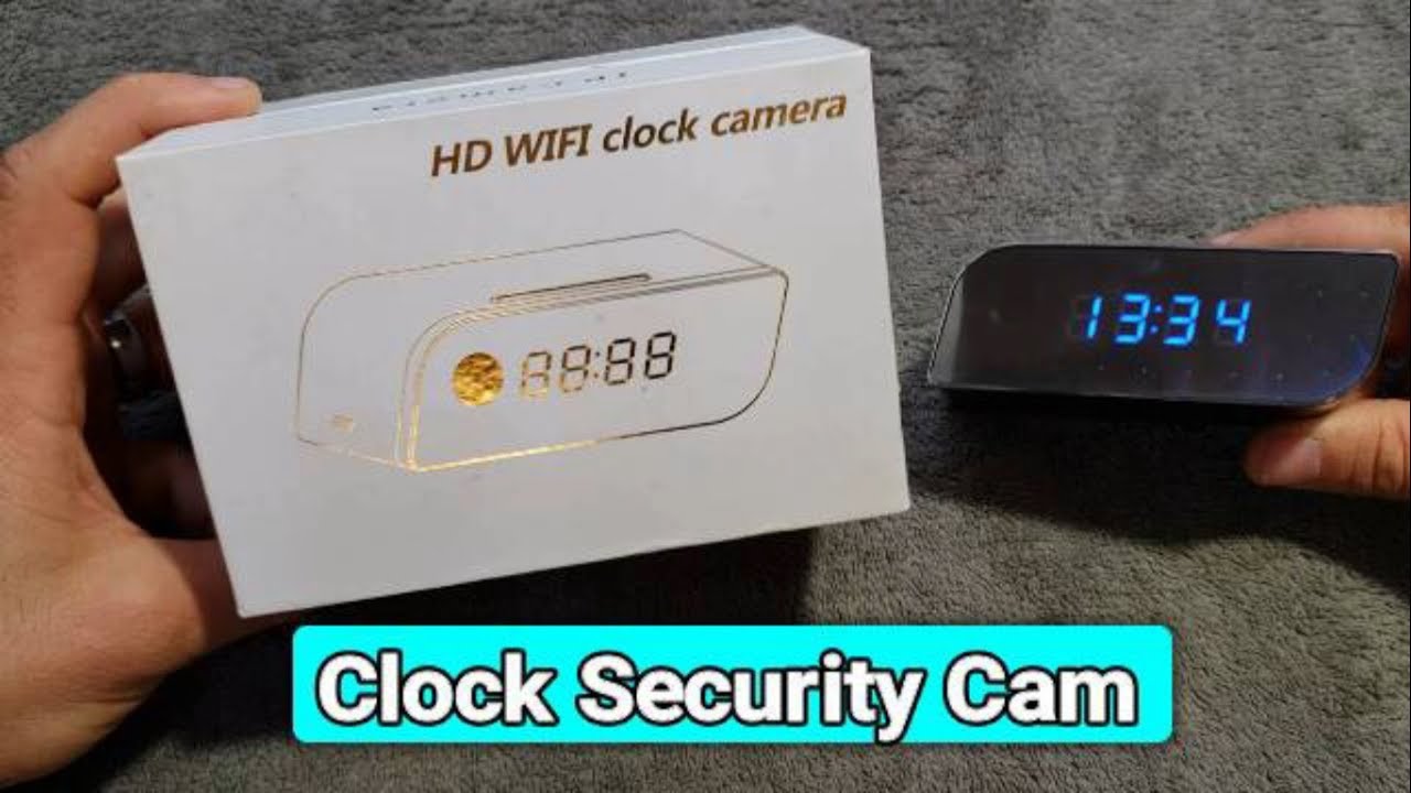 DESK CLOCK SPY CAM INSTRUCTIONS