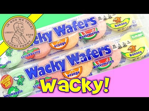 Do You Remember Wacky Wafers? Retro Candy Tasting Review | Vickie Mortenson