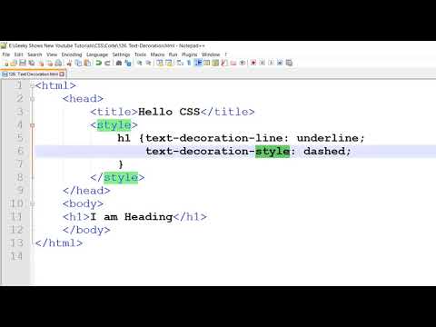 Learn Text decoration in CSS Hindi - Mind Luster