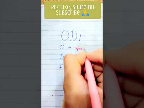 Full form of ODF#viral #vocabulary #speaking #vocabulary #learnwords #speaking #new