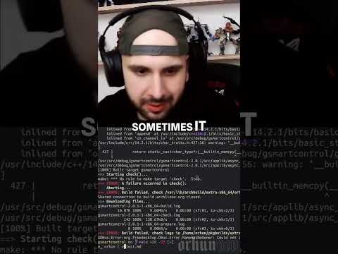 I'm sorry Arch Linux (btw) people