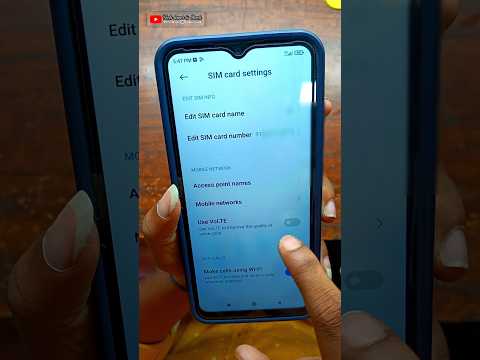 volte option not showing in redmi // Xiaomi volte set up process #settings