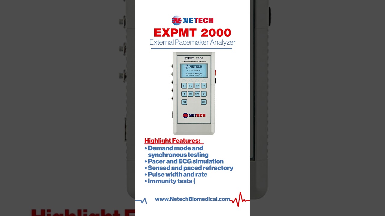 EXPMT 2000 External Pacemaker Analyzer - Highlight Features