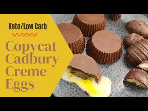 Keto Copycat Cadbury Creme Eggs🐣