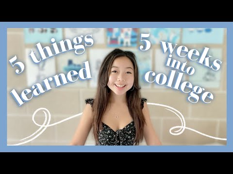 College Life Lessons | 5 things I've learned 5 weeks into college | Rice University freshman year